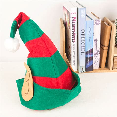 Badu Bg Жени Мъже Коледна шапка на елф Издръжливи и леки коледни шапки за ролеви игри и