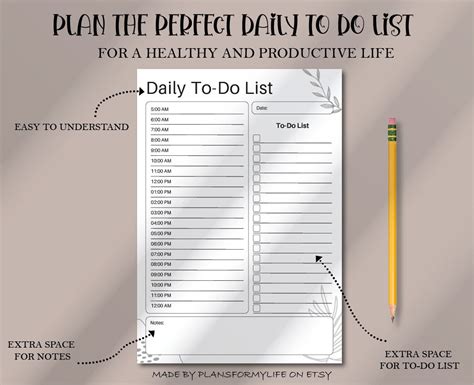 Daily To Do List Printable Daily Task List Template Pdf Daily