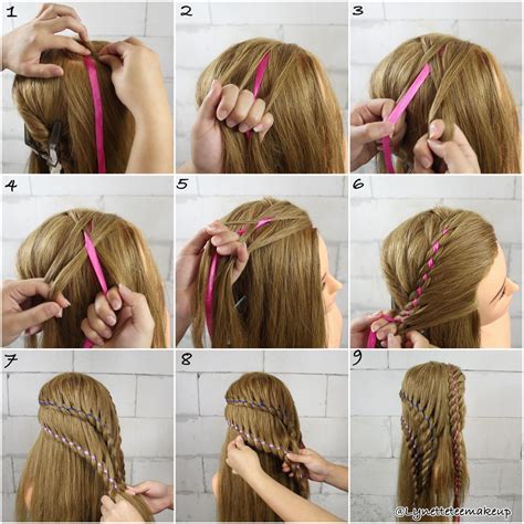 Triple Four Strand With Ribbon Braid Lynette Tee Makeup Beauty Blog