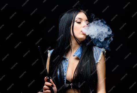 Premium Photo Relaxing With Hookah Nicotine Addiction Attractive