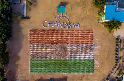 Most Students Performed Patriotic Dance With Indian Flag Formation