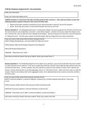 Cob DB 02 Docx Spring 2022 COB 204 Database Assignment 2