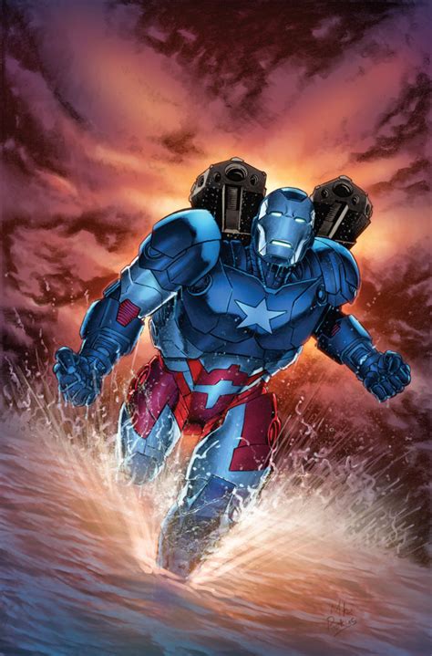 IRON PATRIOT 1 PERKINS VARIANT Comic Art Community GALLERY OF COMIC ART