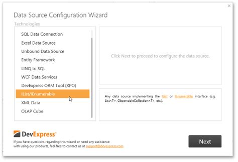 IList And IEnumerable Data Sources WinForms Controls DevExpress Documentation