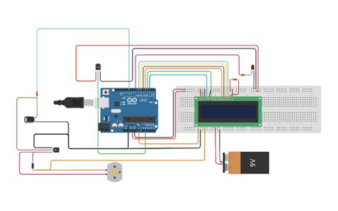 circuit design iot mini project 1 tinkercad