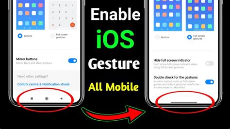 How To Enable Ios Swipe Gestures In Any Android Mobile Enable Full