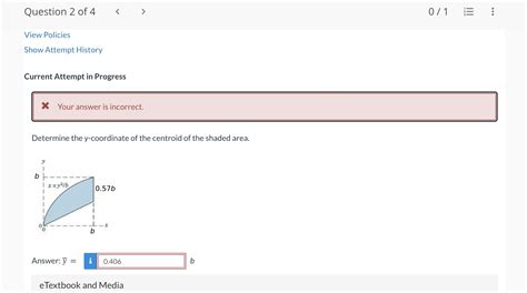 Solved Current Attempt in Progress Determine the | Chegg.com