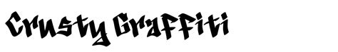 Crusty Graffiti Font Webfont And Desktop Myfonts
