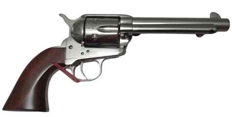 Revolver Uberti 1873 Cattleman Nickelé Cal 45 Lc Canon 5 12 Super