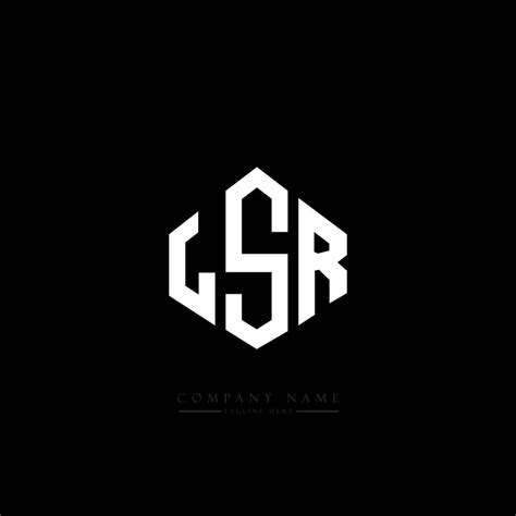 Lsr Letter Logo Design With Polygon Shape Lsr Polygon And Cube Shape