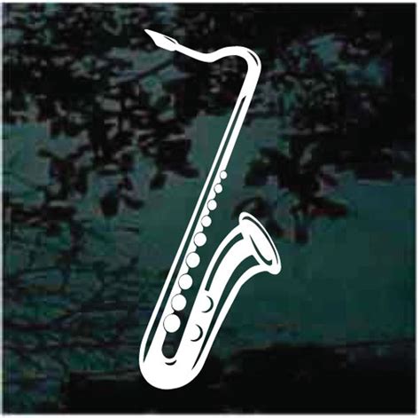 Saxophone Musical Instrument Decals And Stickers Decal Junky