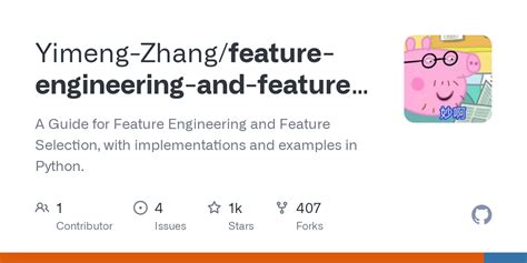 Github Yimeng Zhang Feature Engineering And Feature Selection A Guide For Feature Engineering