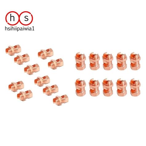 10pcs Split Bolt Connector Grounding Split Bolt Connector Split Bolt