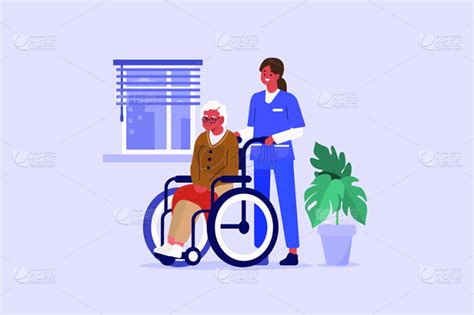 护士 病人 老年人 老年男人 健康保健工作人员 健康保健 专业人员 临终安养院 女人 能力缺陷者