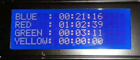 4x Stopwatches On 1 Lcd With Startpause Buttons Programming Arduino Forum
