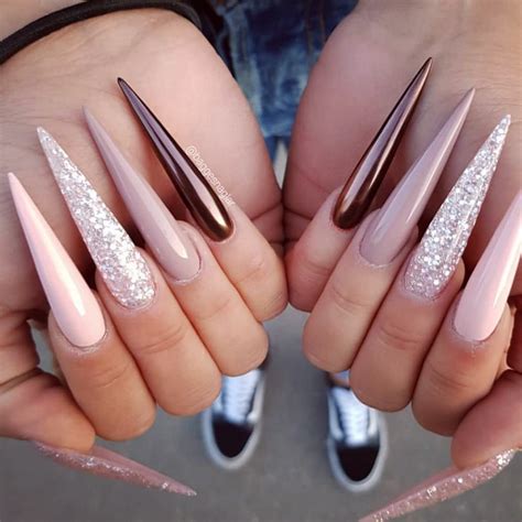 Форма Стилет На Ногтях 70 Фотo