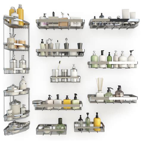 Bathoom 제품 및 금속 선반 3d 모델 15 Max Obj Free3d