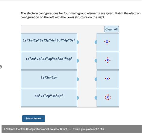 [solved] The Electron Configurations For Four Main Group E