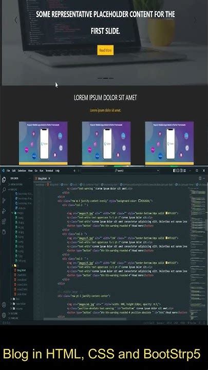 Complete Blog Using Html Css And Bootstrap5 Thecodecollege