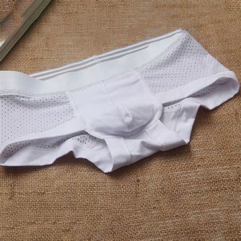 Badu Bg Нов стил Марка Мъжко бельо Мъжки слипове Ice Silk Младежка мода Удобни тънки безшевни