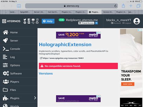 Plugin Download Error Plugins Aternos Community