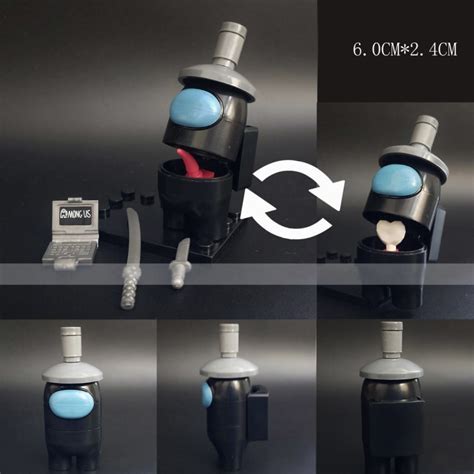 ฟิกเกอร์ Among Us Minifigures Shapeshifter Scientist Engineer Guardian