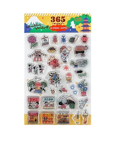 Sakuralala 365 Nippon Natsu Clear Stamp The Stationery Selection