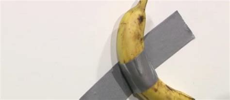 A Banana Duct Taped To A Wall At Miamis Art Basel Mocks The Art World