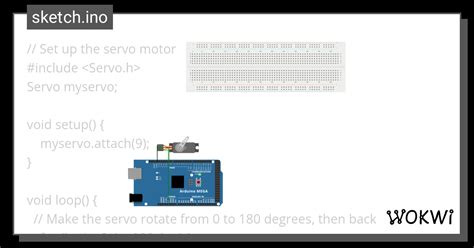 Servo Motor Wokwi ESP STM Arduino Simulator