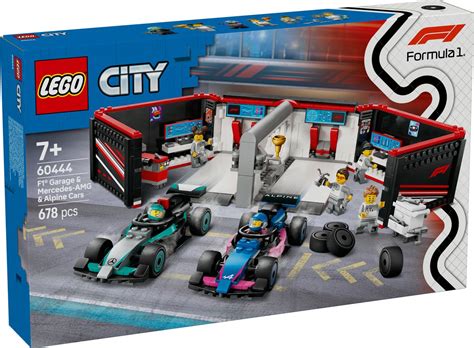 LEGO 60444 Formula 1 garage with Mercedes-AMG & Alpine racing cars | JB ...