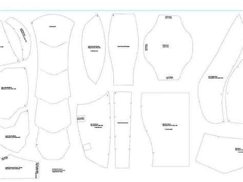 Deathstroke Armor Template Deathstroke V1 Costume Cosplay Foam