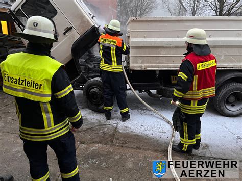 2023 01 27 Großschleife Aerzen FEU LKW Feuerwehr Aerzen