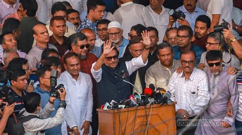 Obaidul Quader Says Bnps Hartal Is A ‘blunt Tool Of Protest As