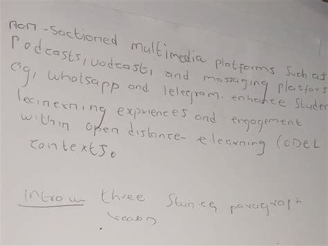 Write A Three Sentence Paragraph StudyX