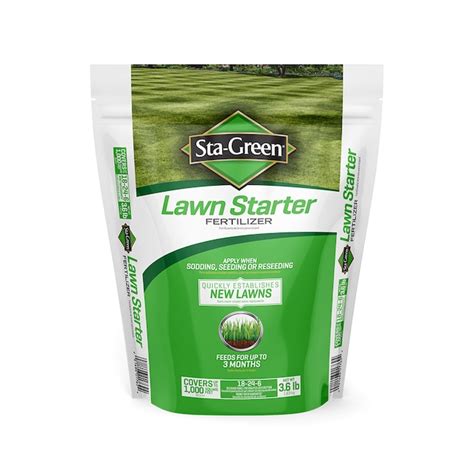 Sta Green 36 Lb 1000 Sq Ft 18 24 6 Lawn Starter Fertilizer At