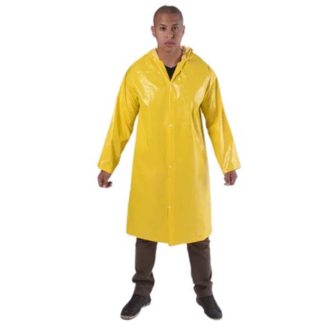 CAPA DE CHUVA REUTILIZAVEL DE VINIL AMARELA CAPUZ BRASMO CONFORT