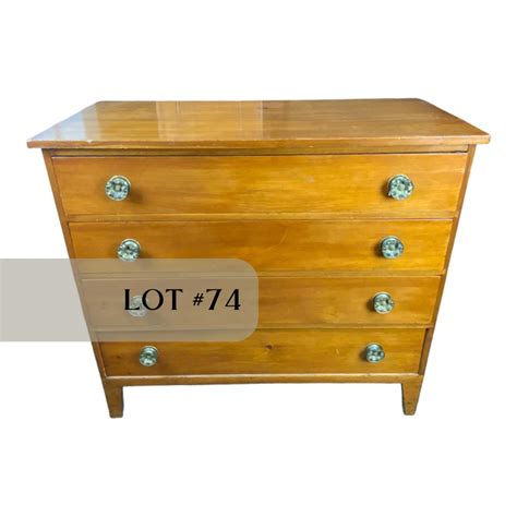 Lot 074 Country Hepplewhite Chest