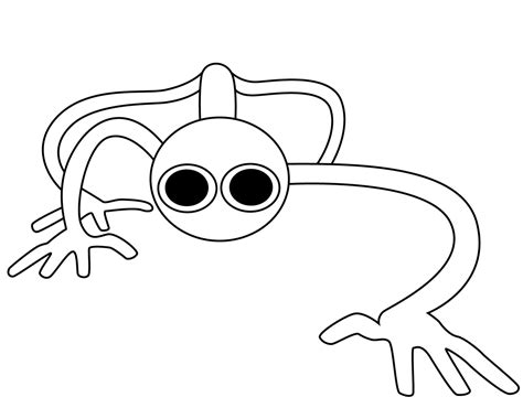 Rainbow Friends Printable Coloring