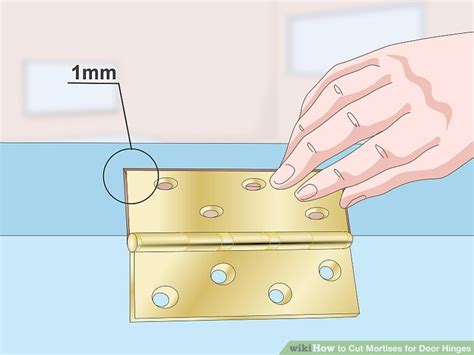 How To Cut Mortises For Door Hinges Steps With Pictures