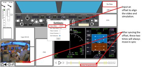 Input An Offset To Align The Video And Simulator Data In This Case The Download Scientific