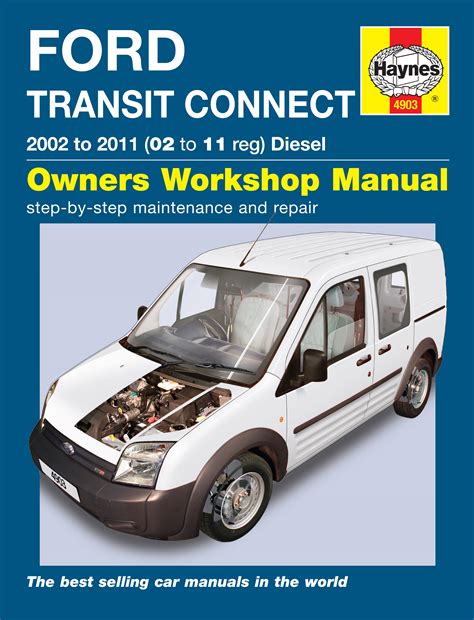 Haynes Workshop Repair Manual For Ford Transit Connect Diesel 02 10