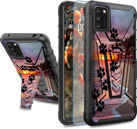 Amazon Com RWUTYTIUL Designed For TCL A3X 6 0 Phone Case With Screen Protector Dual Layer