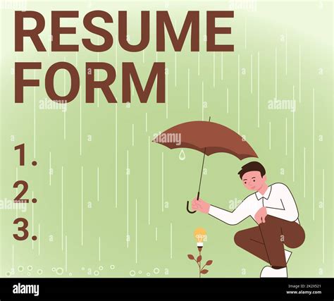 Writing Displaying Text Resume Form Business Overview Describe The