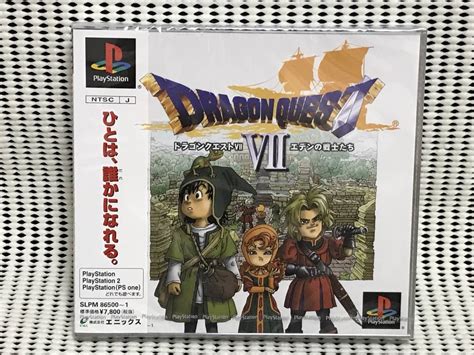 Yahooオークション 未開封品 Psソフト ドラゴンクエスト7 エデン