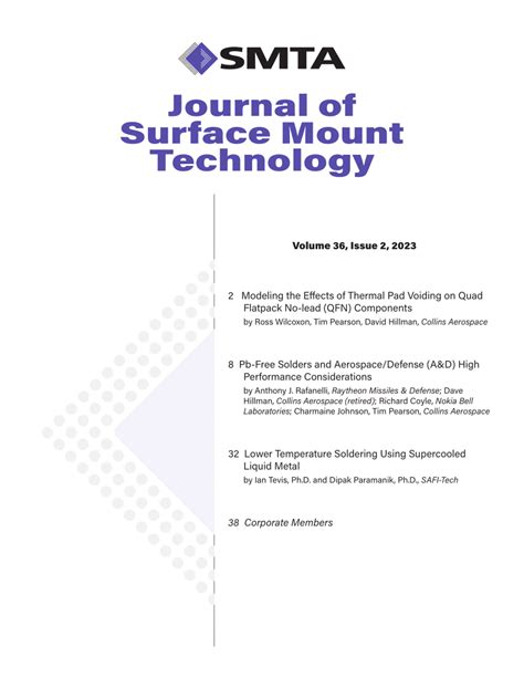 PDF Pb Free Solders And Aerospace Defense A D High Performance