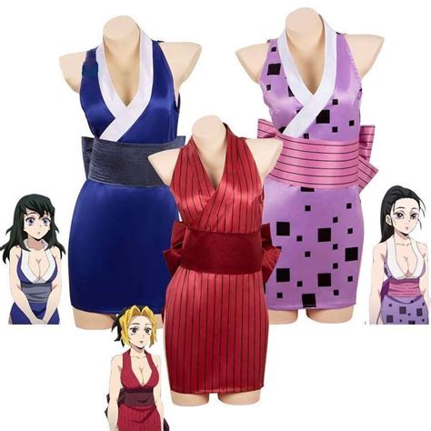 Anime Demon Slayer Suma Hinatsuru Makio Cosplay Costume Uzui Tengen