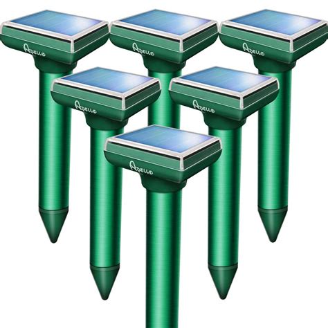 Buy Apello Mole Repellent Solar Gopher Repellent Ultrasonic Vole