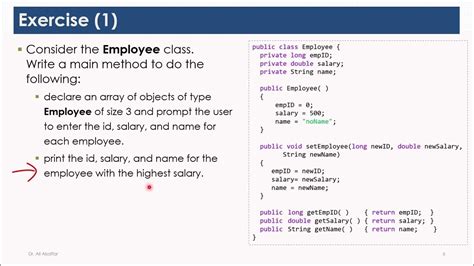 1d Lesson 12 Array Of Objects Exercise 1 2022 Youtube