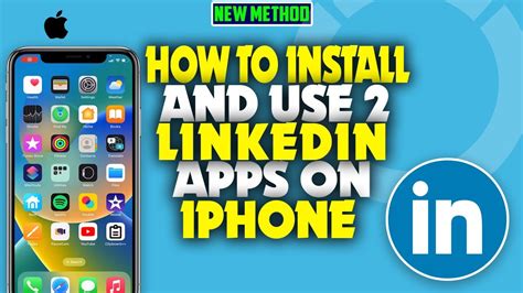 how to install and use 2 LinkedIn Apps on iPhone 2023 - YouTube