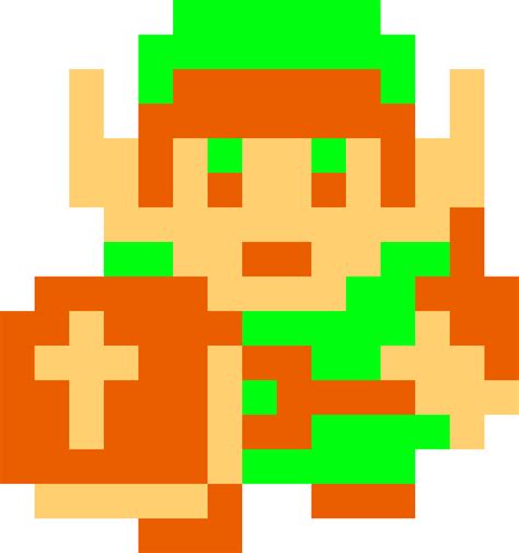 Link Pixel Png Download Legend Of Zelda Pixel Art Tra